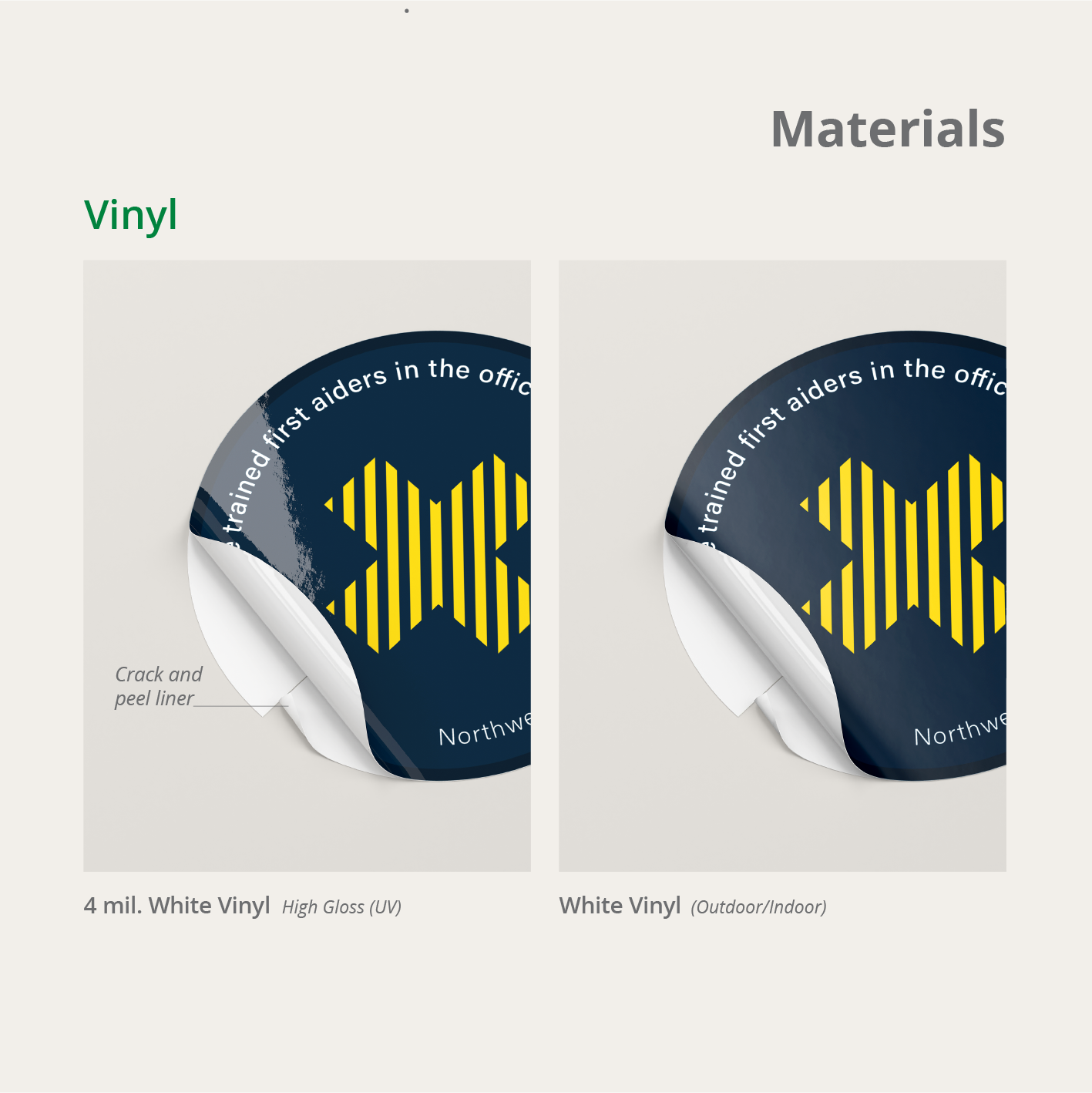 Safety Stickers – Custom Safety Sticker Printing | UPrinting