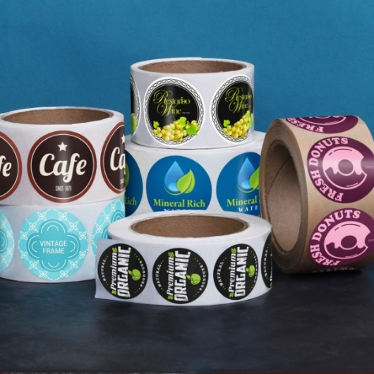 Round Labels – Custom Circle Label Printing | UPrinting