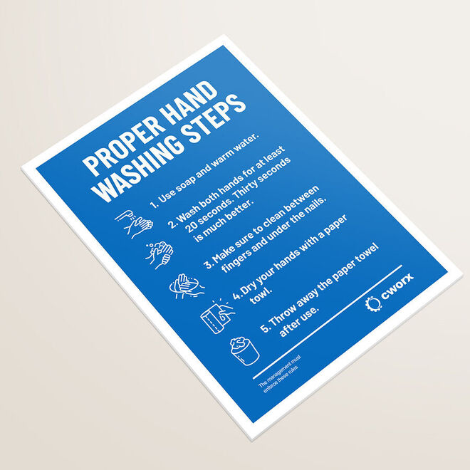 Handwashing Signs and Hand Hygiene Posters | UPrinting