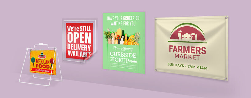 Outdoor Signs – Custom Outdoor Signs for Businesses | UPrinting