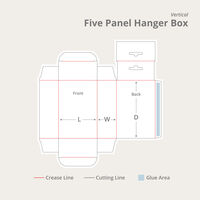 Five Panel Hanging Boxes - Custom Display Boxes | UPrinting