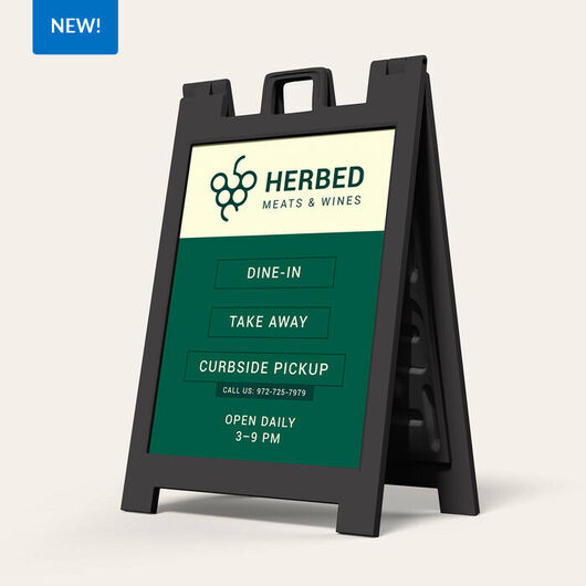 Deluxe Signicade A-Frame Signs - Premium Signs | UPrinting