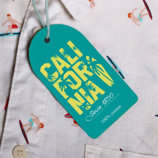 Half Circle Hang Tags - Stylish Unique Look | UPrinting