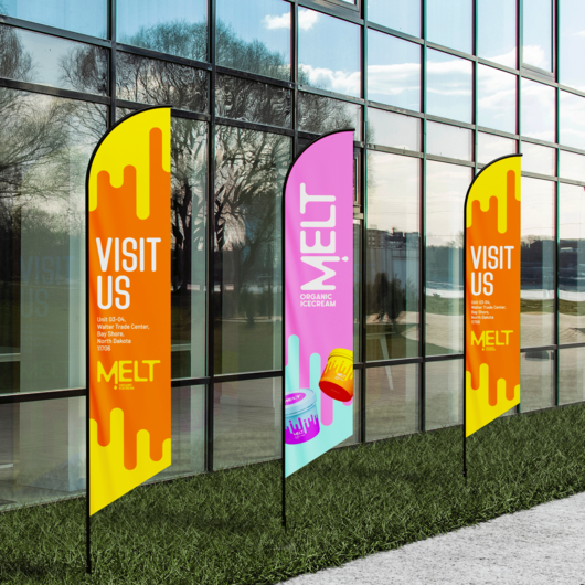 Angled Flag Banners - Custom Advertising Banners | UPrinting