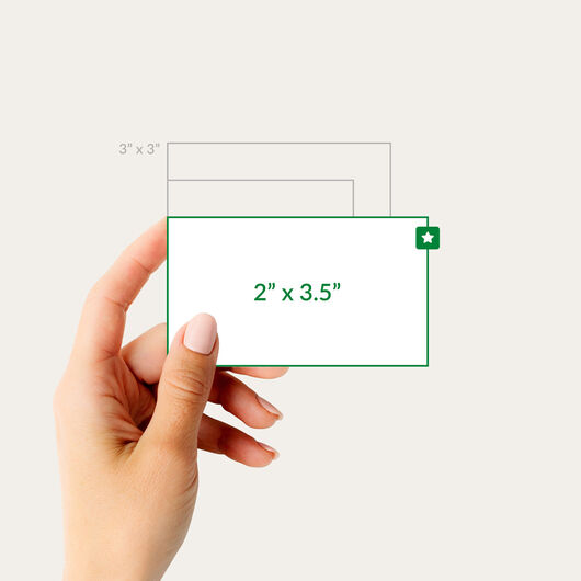 Standard Business Cards - Premium 2x3.5 Size | UPrinting