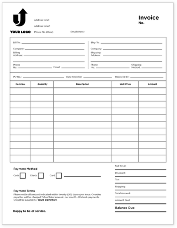 Free Design Templates For Carbonless & NCR Forms | UPrinting