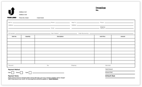 Free Design Templates For Carbonless & NCR Forms | UPrinting